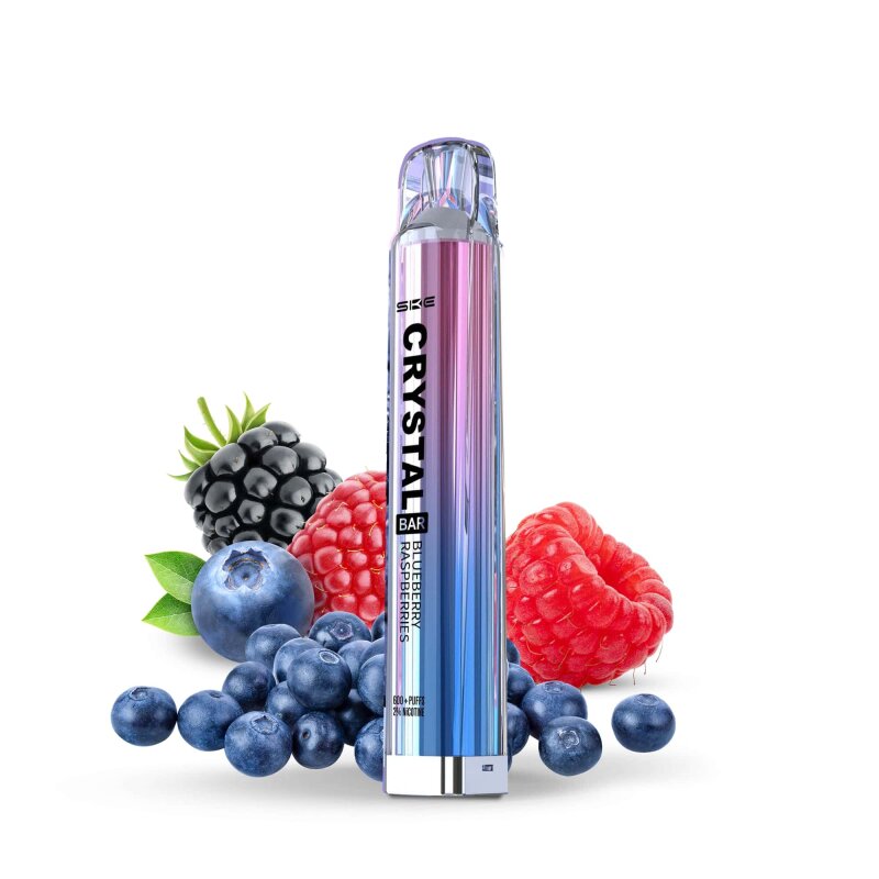 Crystal Bar Vape (Nikotin) - Blue Raspberries
